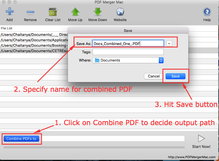 How To Merge Or Combine Multiple PDFs For Free On Mac OS X Join Many PDFs Into A Single One 